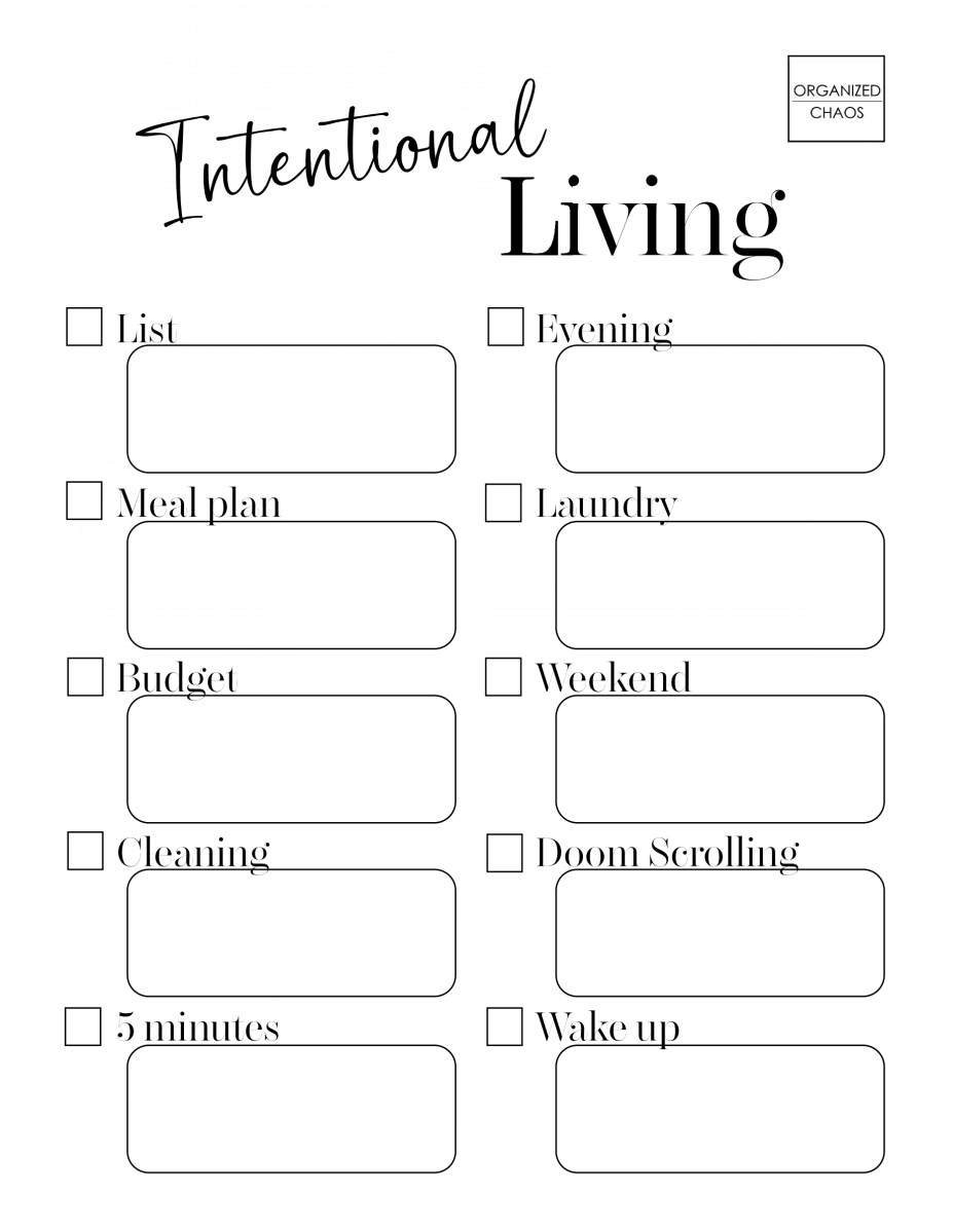 Intentional Living Challenge – Organized Chaos
