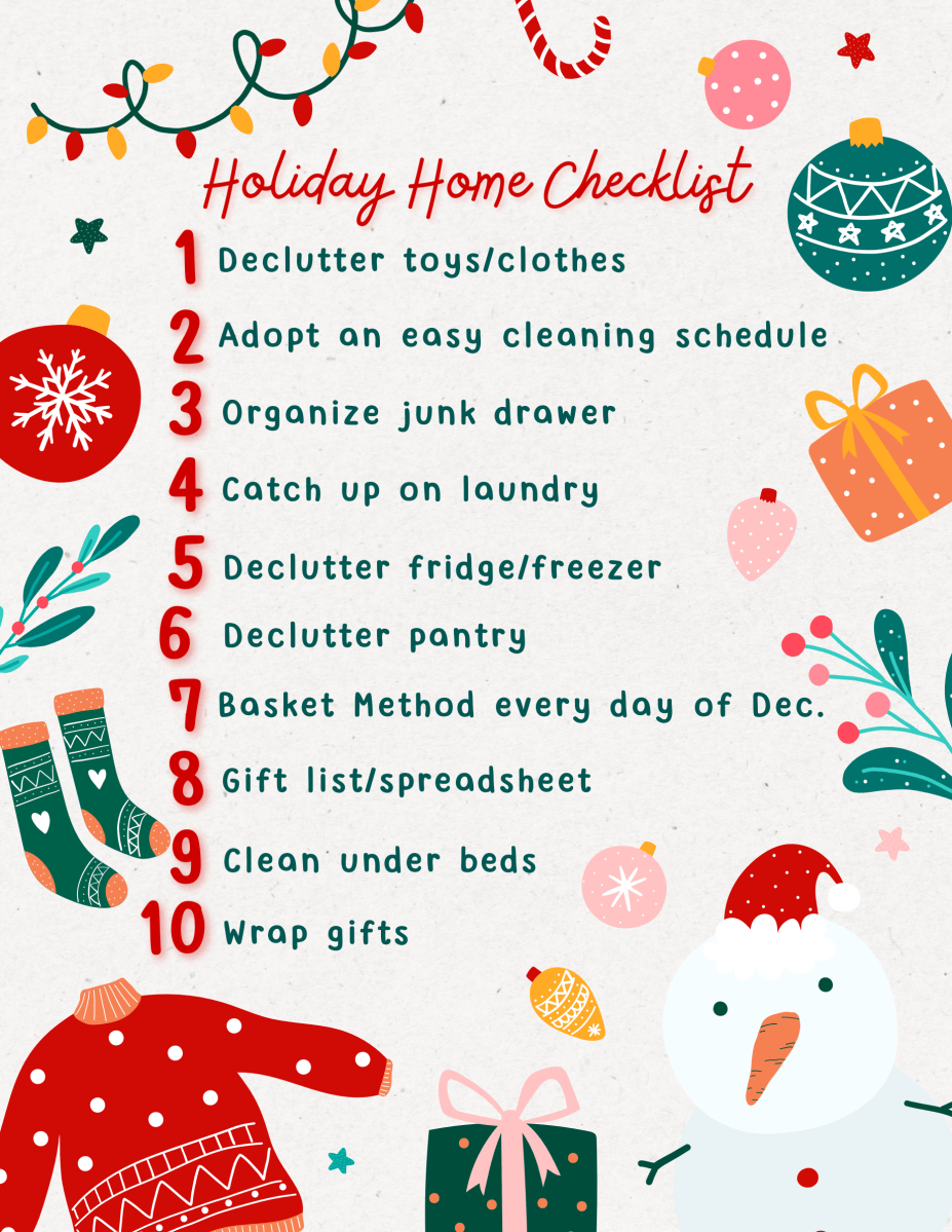Holiday Home Checklist – Organized Chaos
